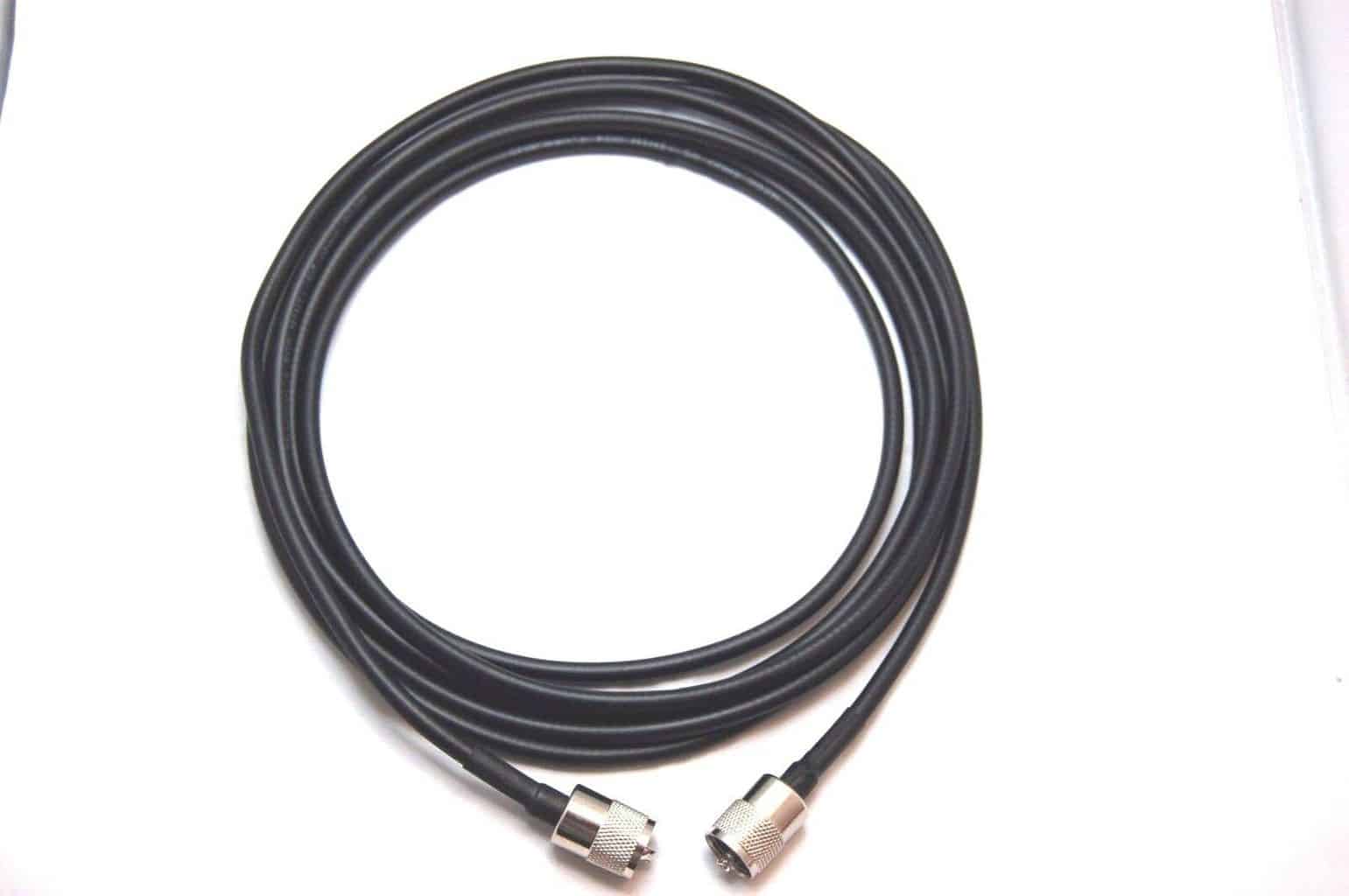 mini8 patch lead 3.65m 12' 50 Ohms rg8 cable 2 pl259 ham & cb Radio ...