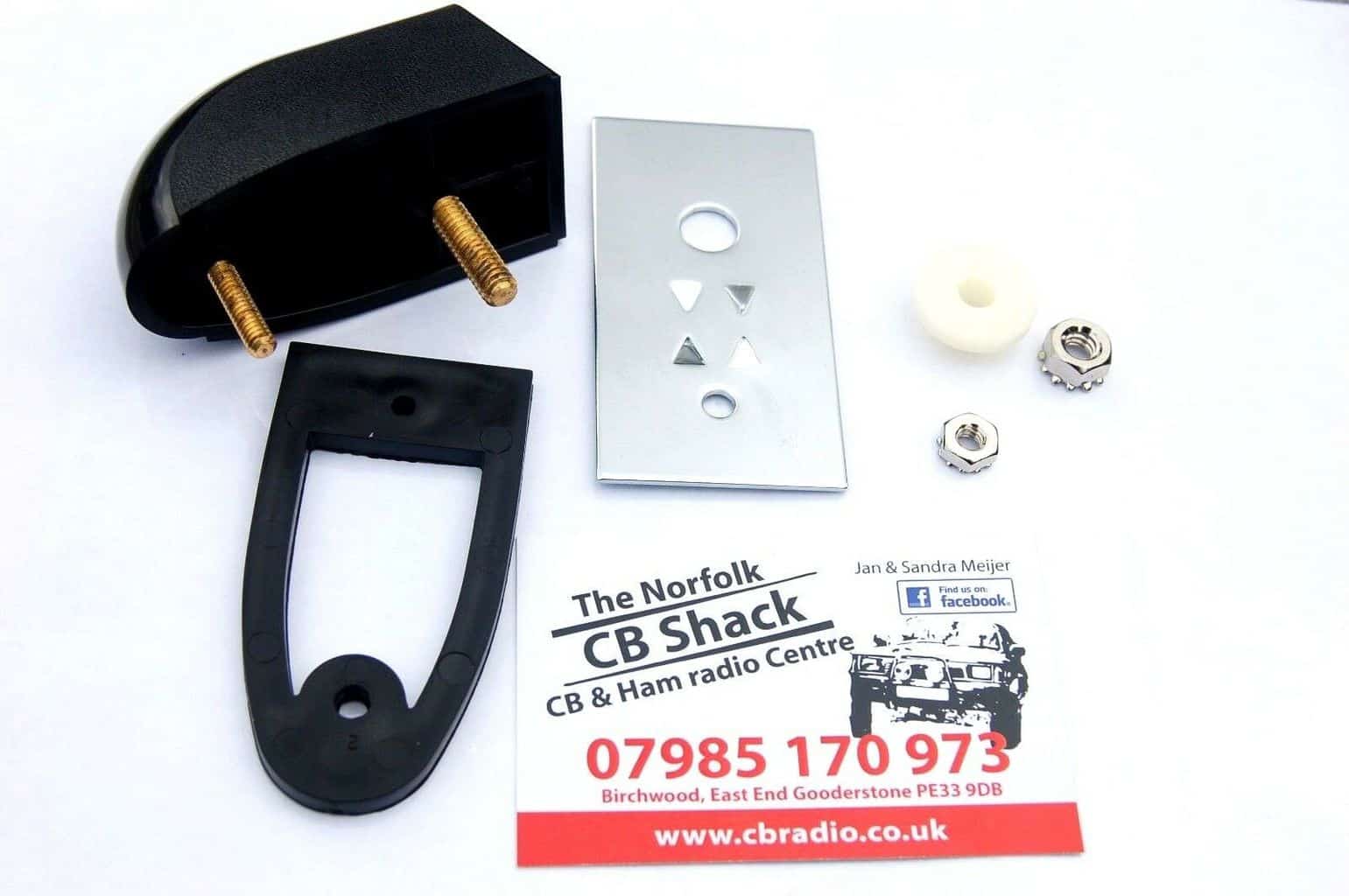 PSM1 Rear CB aerial mount 3/8 stud 5M cable Land Rover Defender 90 4X4 ...
