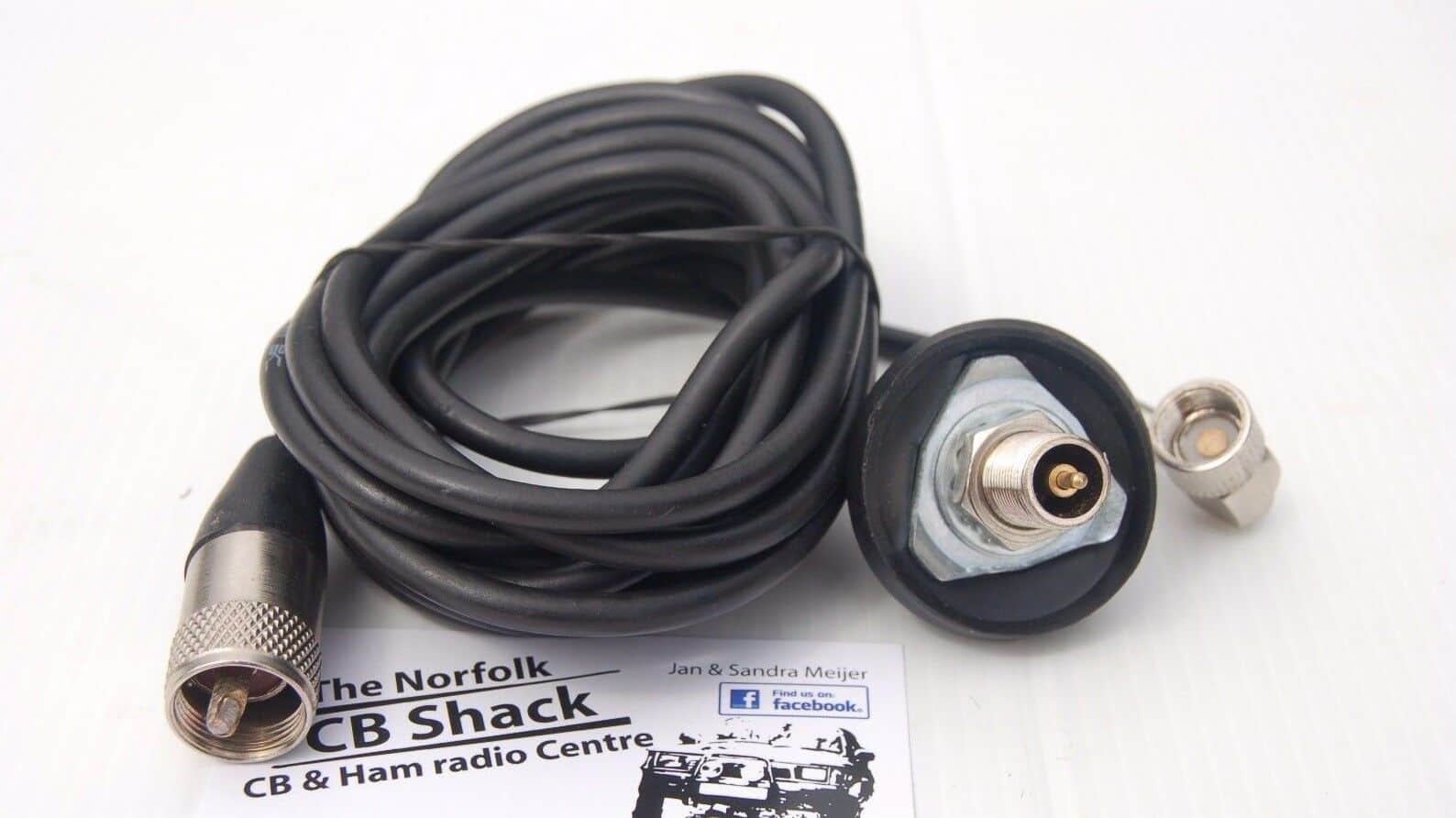 Wing Mount Your Radio Antenna with Straight 3/8 DV27 CB HAM Antenna ...